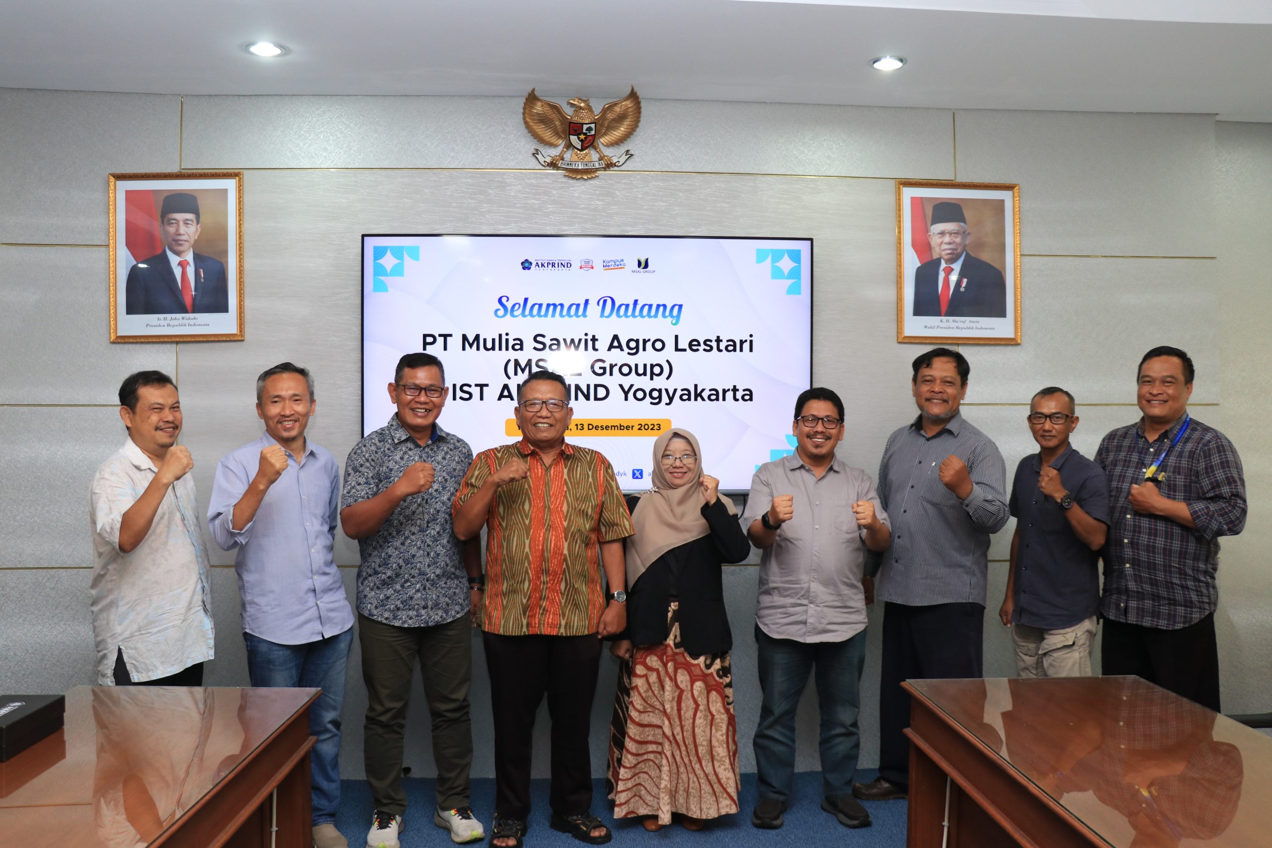 Penjajakan Kerjasama dengan PT. Mulia Sawit Agro Lestari (MSAL Group) - Vokasi Akprind University